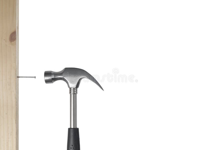 Hand with hammer stock image. Image of construction, leisure - 17227665