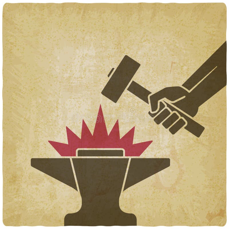 Man Hammer Anvil Stock Illustrations – 804 Man Hammer Anvil Stock ...