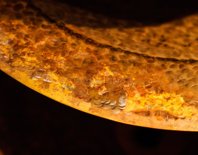 Hand hammered cymbal stock image. Image of antique, engraving - 24080139