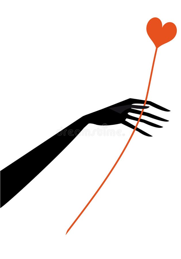 Heart flower stock vector. Illustration of valentines - 19567352