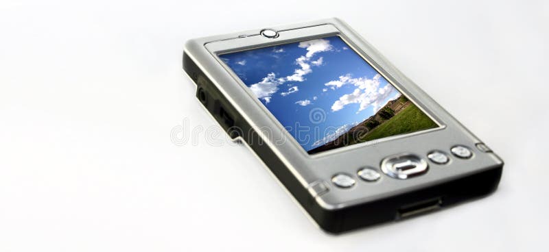 Hand held computer stock photo. Image of alone, tool, screen - 40636