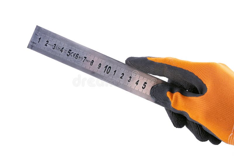 Hand-held Metal Ruler for Mechanical Measurements. Accessories for ...