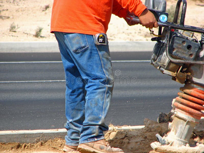Hand held power compactor stock photo. Image of dirt - 15201280