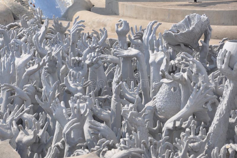 Hand in hell editorial image. Image of thailand, thai - 64081540