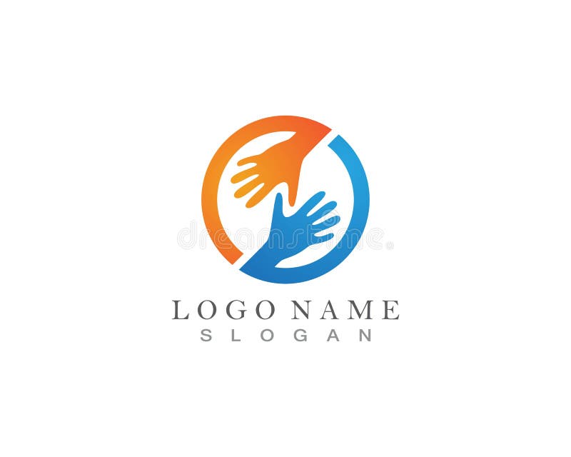 Hand Help Logo and Symbol Template Stock Vector - Illustration of idea ...