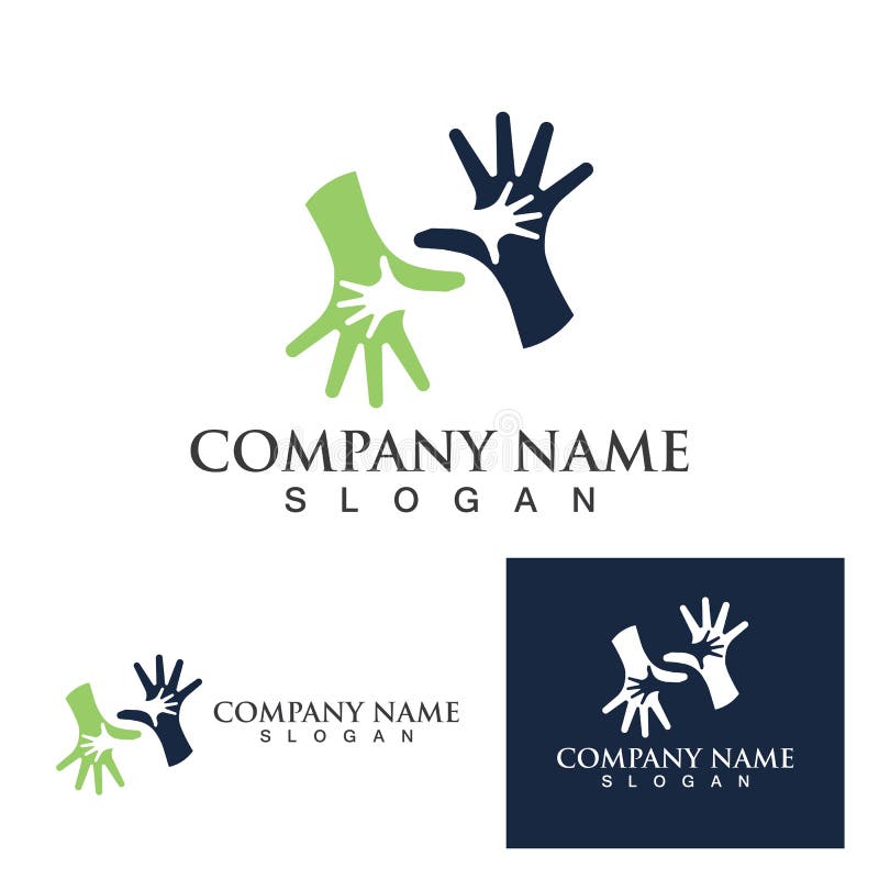 Hand Help Logo and Symbol Vector Stock Vector - Illustration of human ...