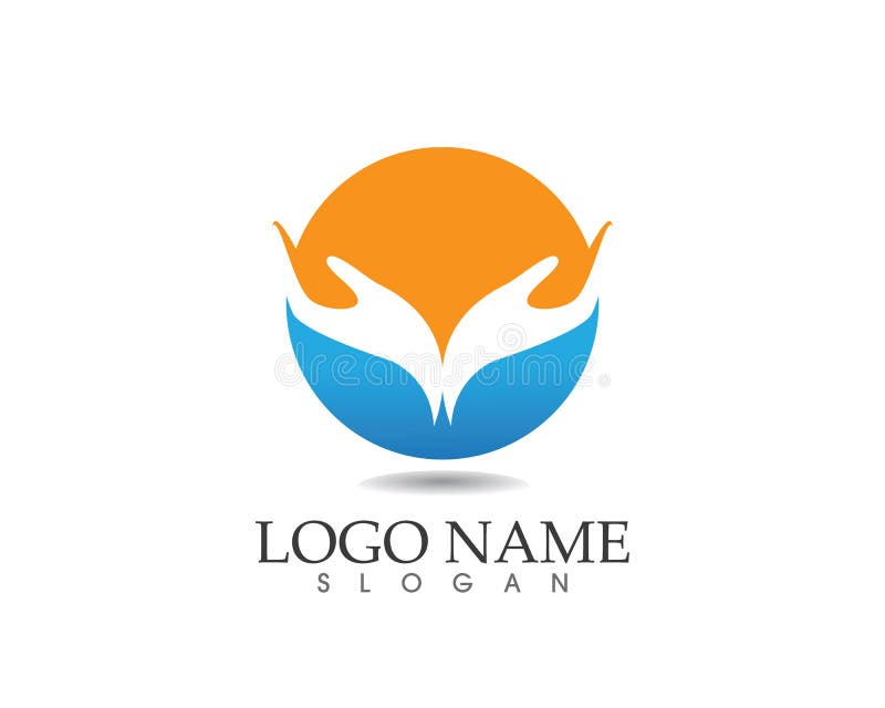 Hand Help Logo and Symbols Template Icons App Stock Vector ...