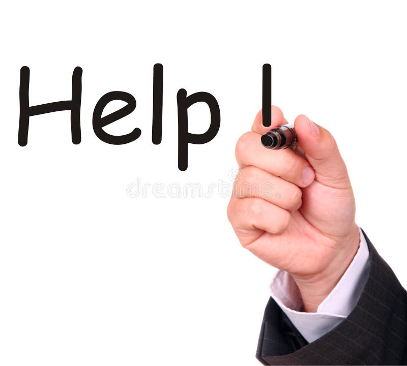 Hand and HELP word stock photo. Image of connect, concept - 7447842