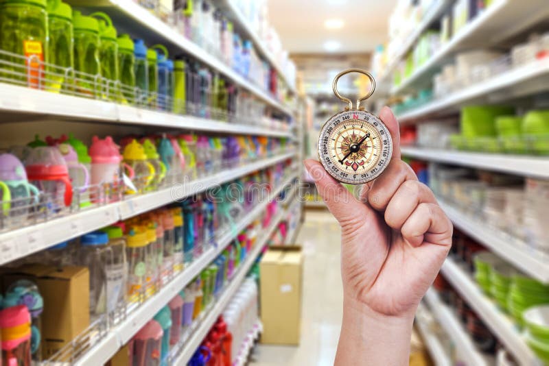 Compass on map with sky stock photo. Image of north, tourism - 77243978