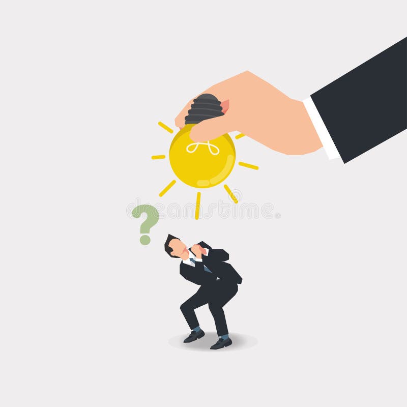 Hand Hold Light Bulb. Business Problems Solution, Get Help New Idea ...
