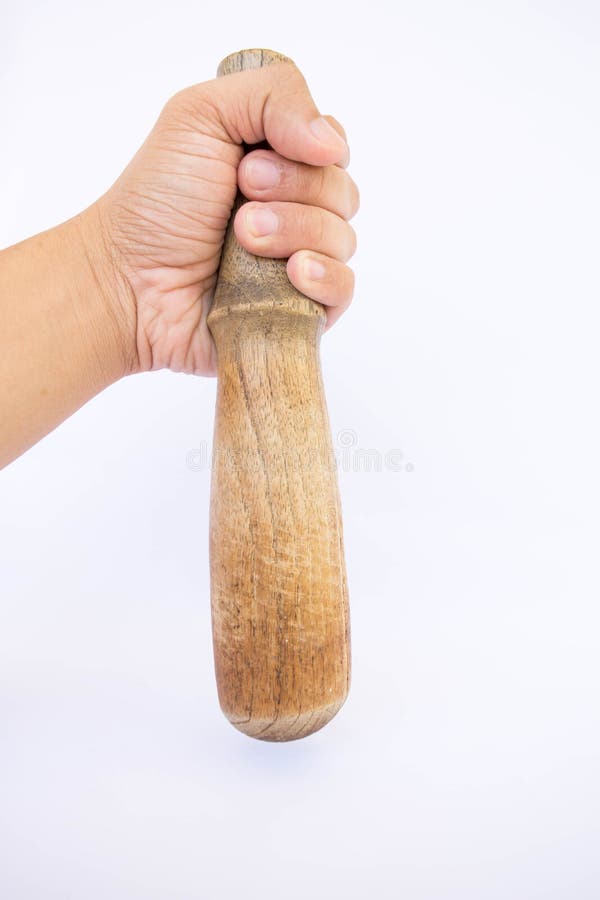 Hand with Pestle and Mortar Stock Image - Image of crushing, healthy ...