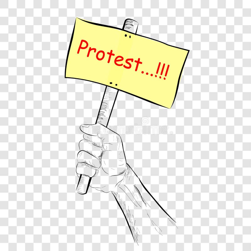 Protest Transparent Stock Illustrations – 1,096 Protest Transparent ...