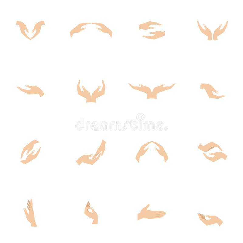 Hand Hold and Protect stock vector. Illustration of healthcare - 49251800