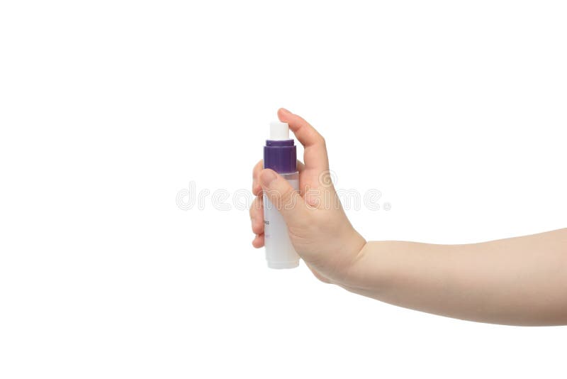 Hand hold spray bottle stock image. Image of bottle, beauty - 51029281