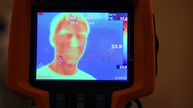 Hand Thermal Print stock footage. Video of palm, infrared - 320745832