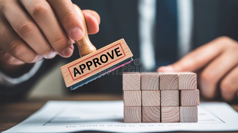 Approve Stamp Business Agreement Document Contract Confirmation ...