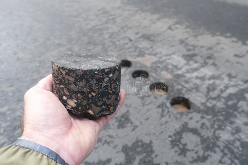 Holding Asphalt Core Sample Stock Photos - Free & Royalty-Free Stock ...