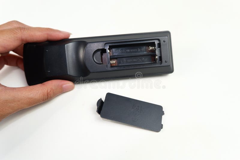 Back View of a TV Remote Control Stock Photo - Image of keypad ...