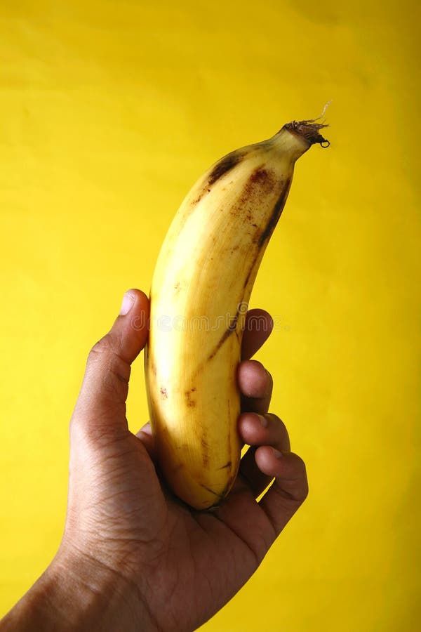 Hand holding a banana stock image. Image of produce, healthy - 70163793