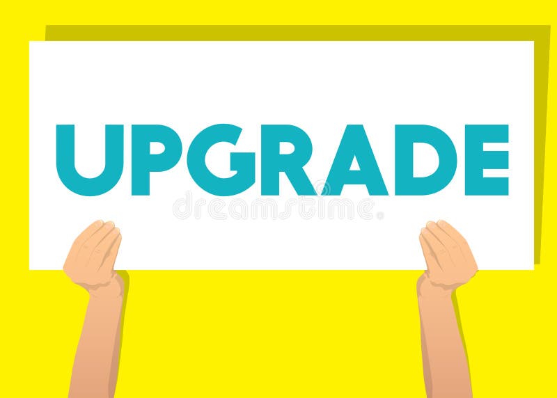 Upgrade Upgrading Latest Software Version Stock Illustration ... Upgrade Upgrading Latest Software Version Stock Illustration ...
