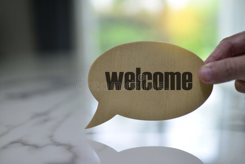 138 Welcome Banner Speech Bubble Stock Photos - Free & Royalty-Free ...
