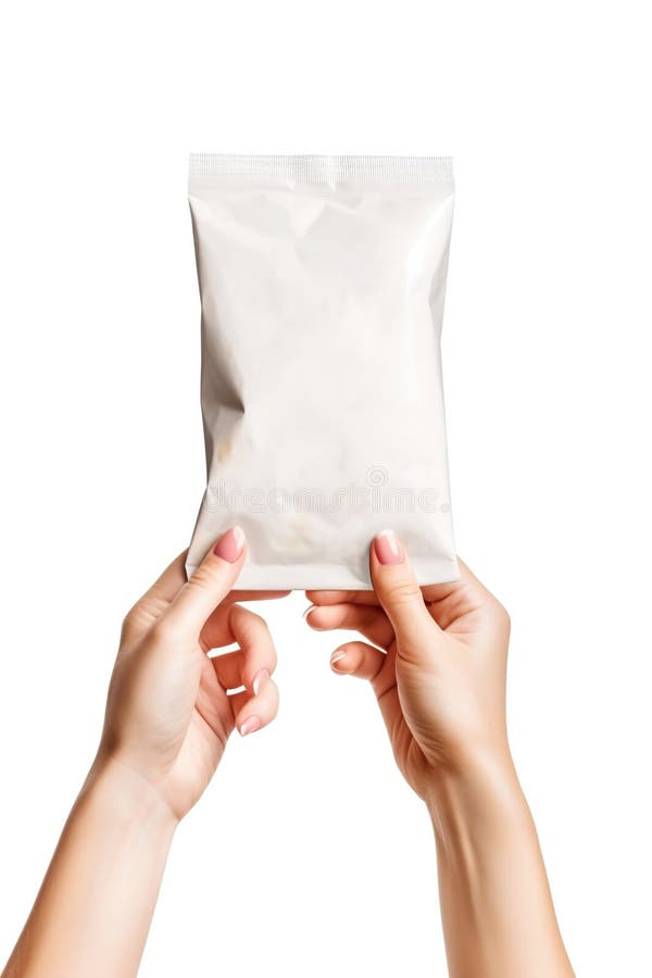 Hand Holding Packaging Snack Stock Illustrations – 299 Hand Holding ...