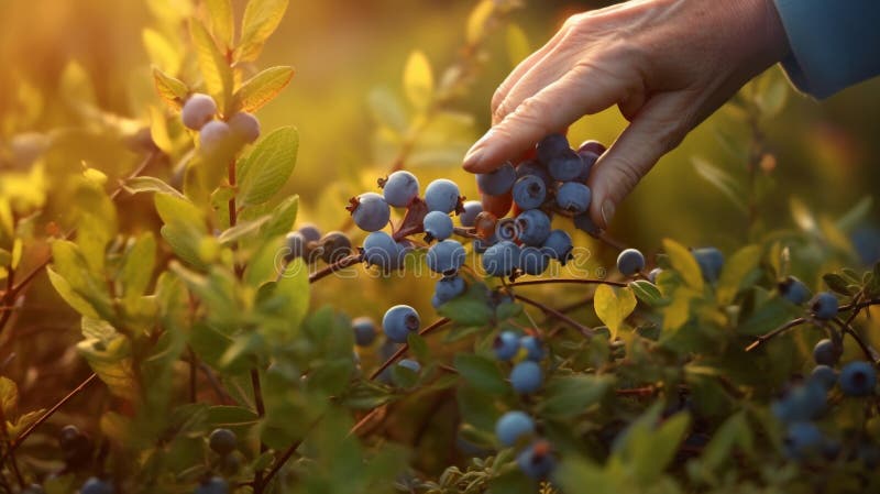 Blueberries Field Stock Illustrations – 317 Blueberries Field Stock ...