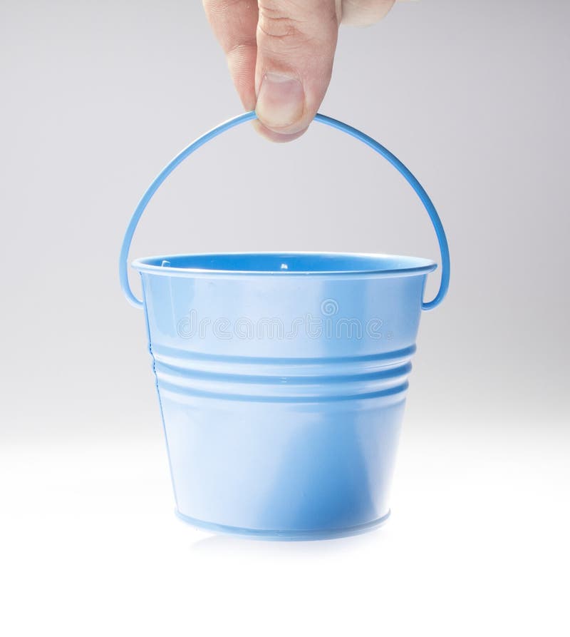 Hand Holding Small Bucket Full with Grapes Stock Photo - Image of pail ...