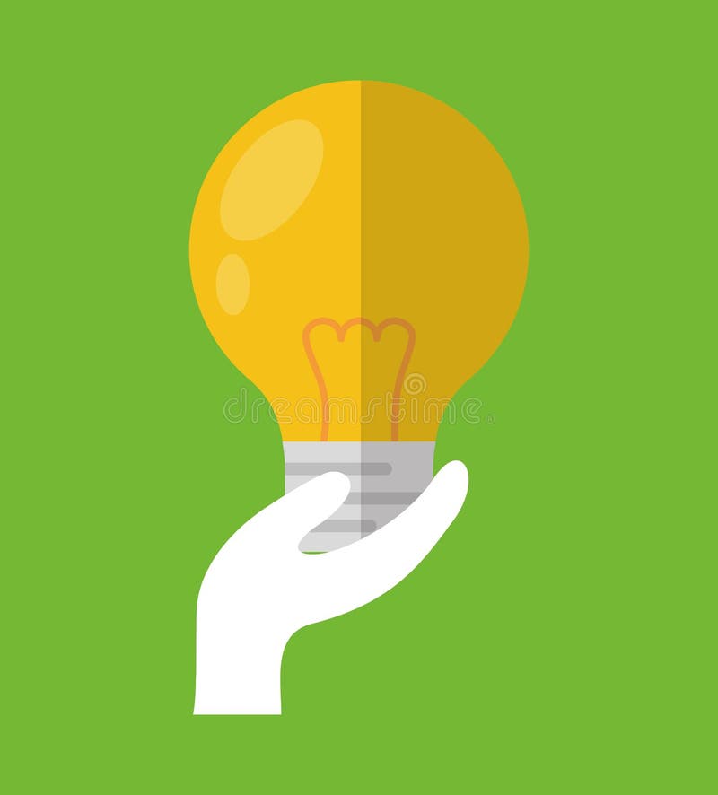 Hand holding bulb light stock vector. Illustration of inspiration ... Hand holding bulb light stock vector. Illustration of inspiration ...