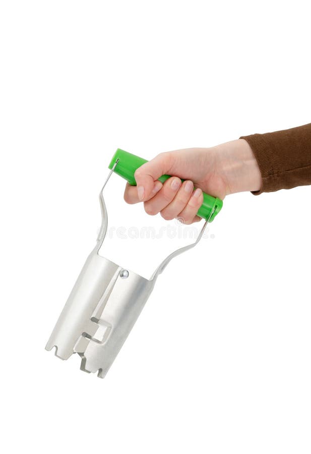 Bulb Planter Tool Isolated White Background Stock Photos - Free ...