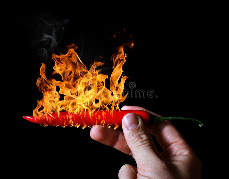 249 Flaming Red Hot Chili Pepper Stock Photos - Free & Royalty-Free ...
