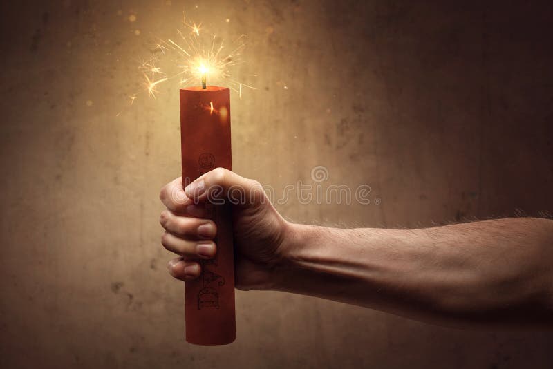 Burning Fuse, Dynamite Fuse Stock Photo - Image of risk, black: 84051986