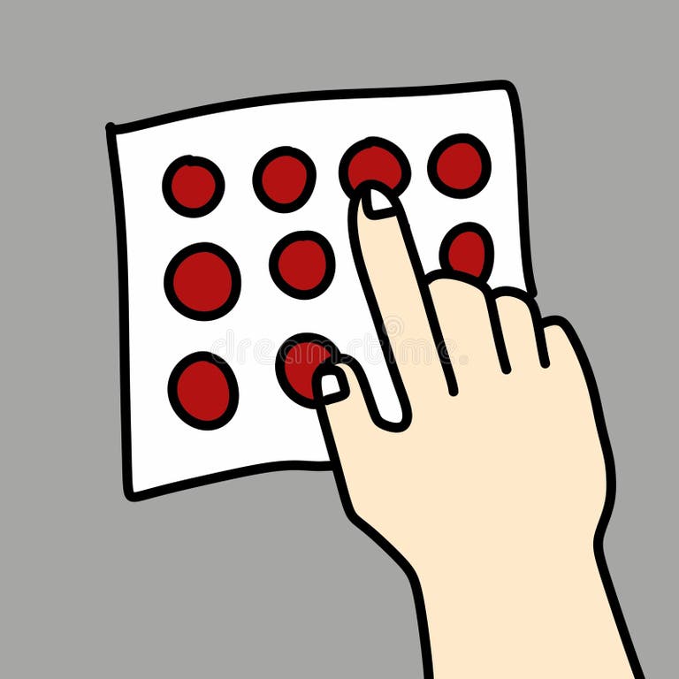 Hand holding a button stock illustration. Illustration of gaming ...