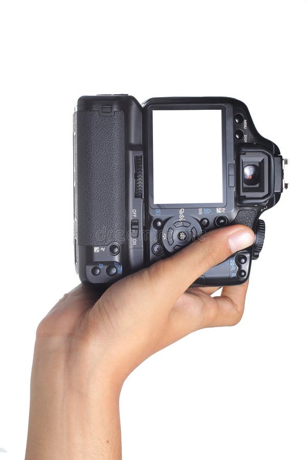 Hand holding camera stock image. Image of photograph - 16136573