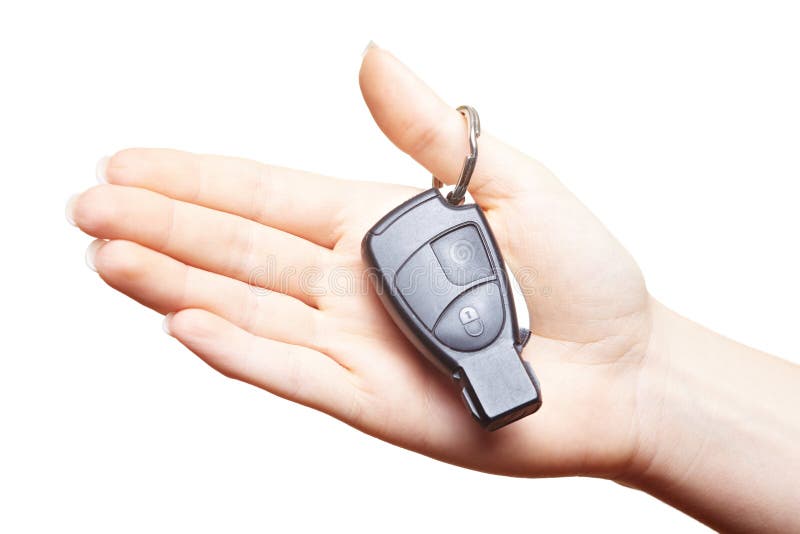 Hand holding car keys stock photo. Image of hand, purchase - 25975704