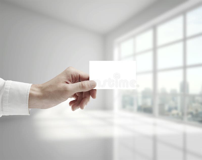 Hand holding card stock photo. Image of card, caucasian - 34350298