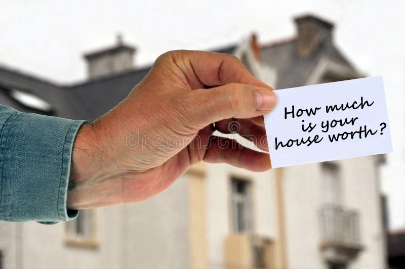 How Much is Your House Worth Stock Illustration - Illustration of text ... How Much is Your House Worth Stock Illustration - Illustration of text ...