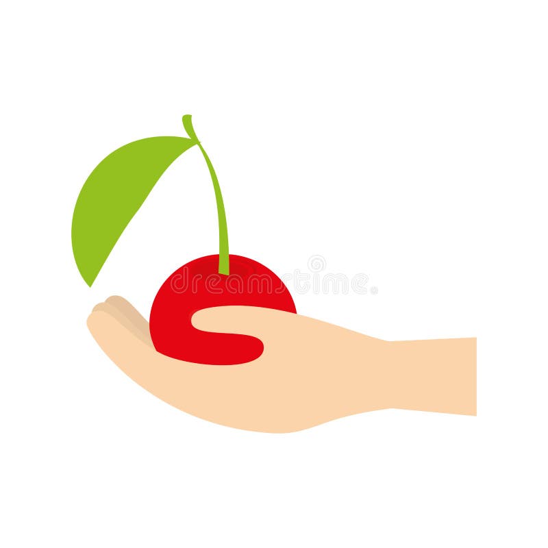 Hand Holding Cherry Stock Illustrations – 823 Hand Holding Cherry Stock ...