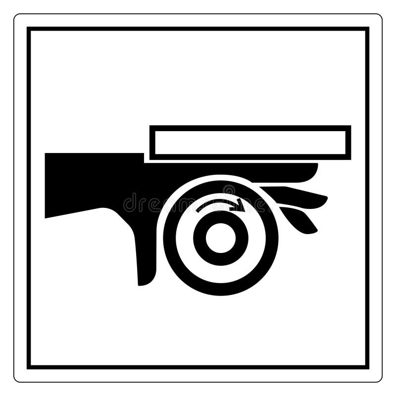 Hand Holding Circular Object for Visual Representation Stock ...