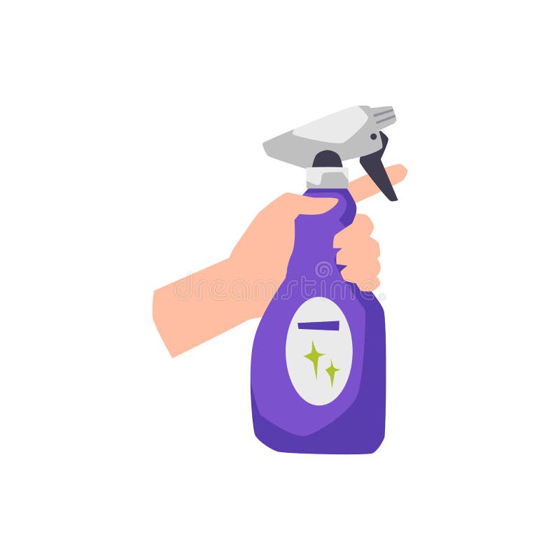 Cartoon Hand Holding Spray Stock Illustrations – 345 Cartoon Hand ...