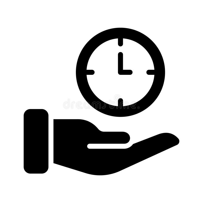 Hand Holding a Clock Representing Time Saving Strategies Stock ...