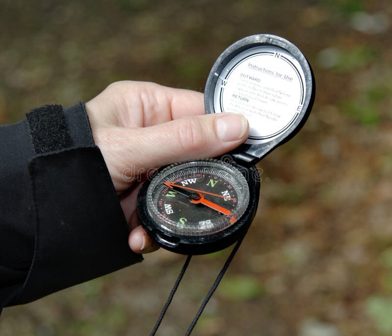 Hand Compass stock photo. Image of metaphor, business - 6786068