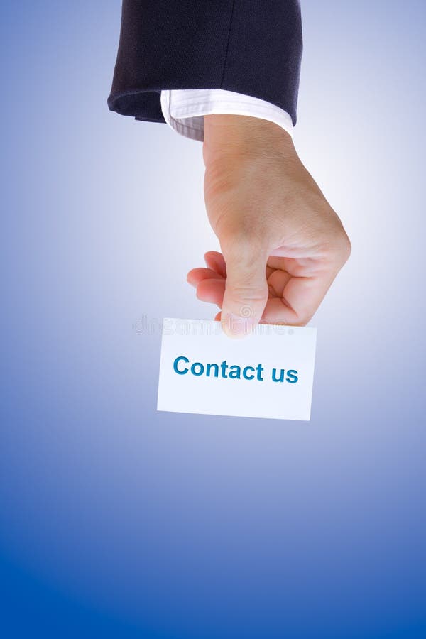 Doctor Touching CONTACT US Sign on Virtual Screen Stock Image - Image ...