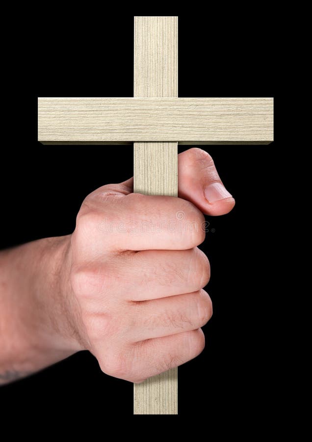 Male Hand Holding Wooden Cross Stock Photo - Image of belief, closeup ... Male Hand Holding Wooden Cross Stock Photo - Image of belief, closeup ...