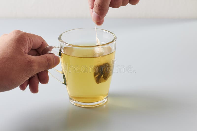 Hand holding a cup of tea stock photo. Image of hand - 64564056