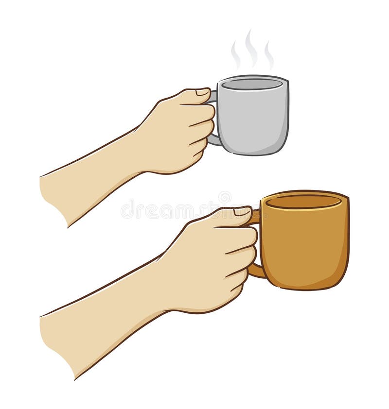 Hands Holding Cup Coffee Stock Illustrations – 5,634 Hands Holding Cup ...
