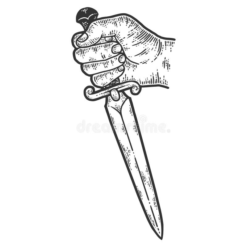 Dagger Drawing