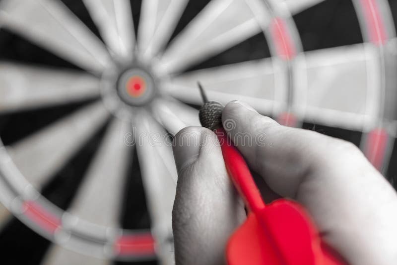 Hand Holding a Dart stock photo. Image of plays, direct - 19487888