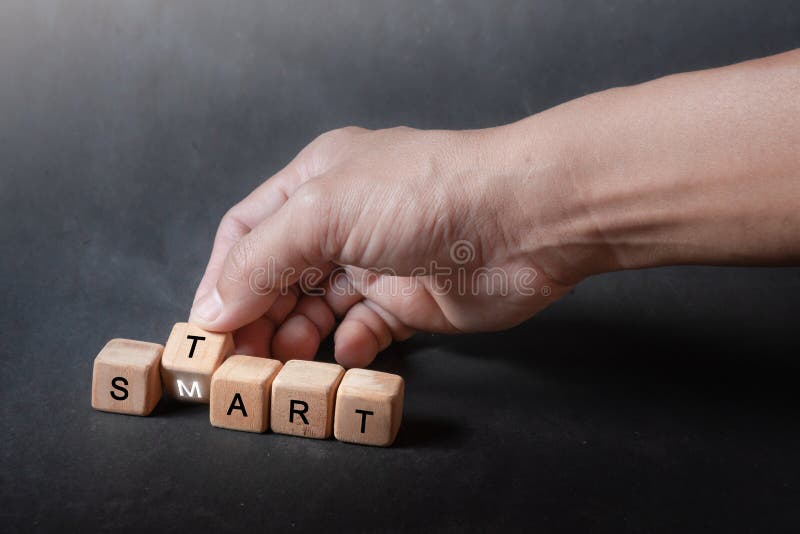 Be smart words on table stock photo. Image of goal, group - 82598242