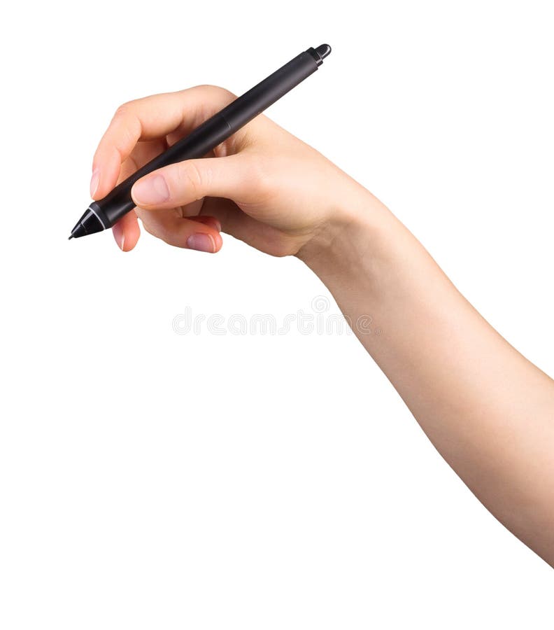 Digital Graphic Pen with Stand Isolated on White Background with ...